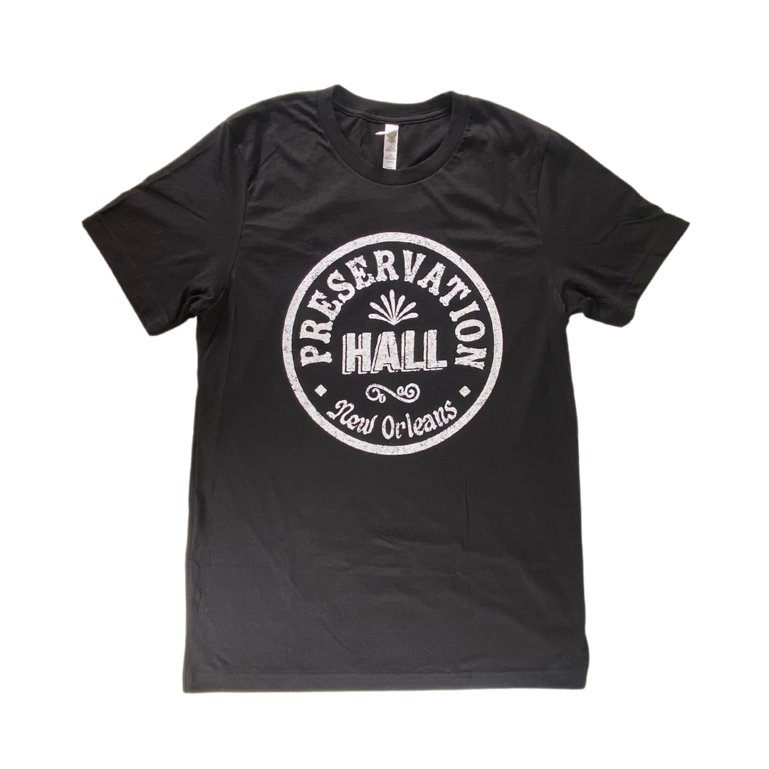 Preservation Hall Drum Logo Tee - Black – Preservation Hall Merchandise